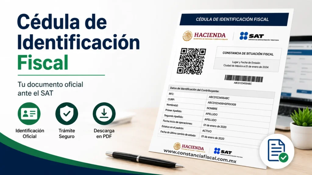 Cédula de Identificación Fiscal 2026: Para Qué Sirve y Cómo Obtenerla